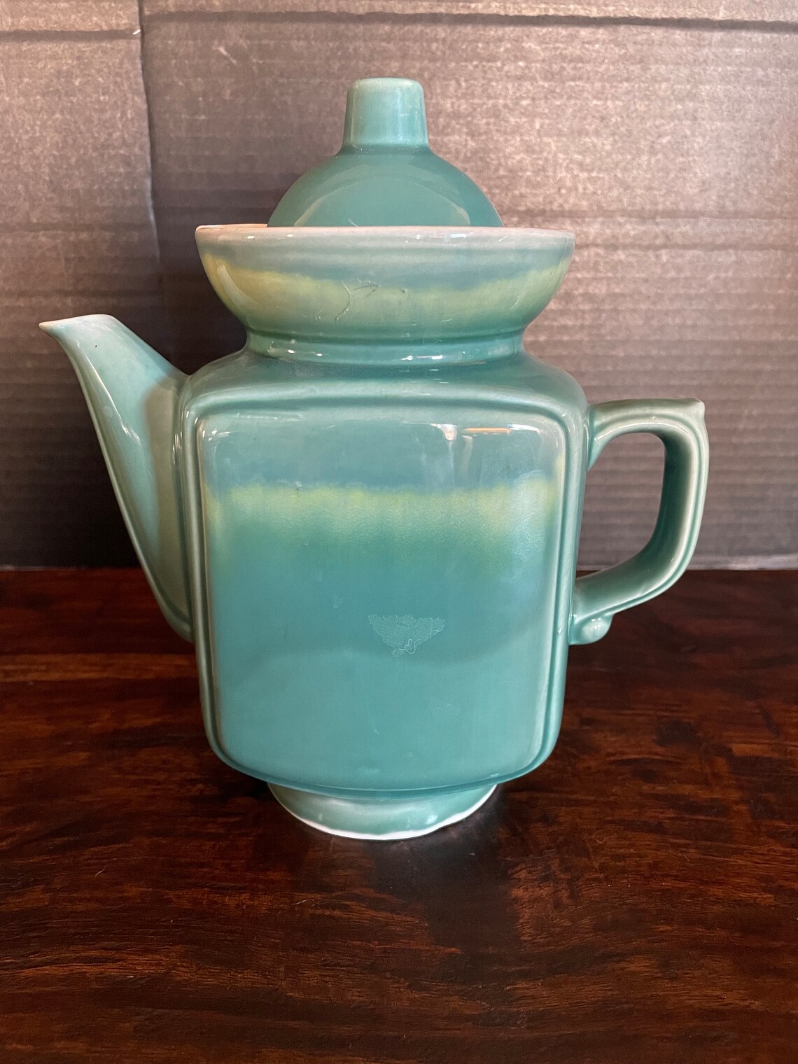 Vintage/antique Green Art Deco Teapot. Makers Mark on Bottom ...