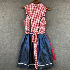 Vintage Embroidered Dirndl Dress and Apron Austrian Trachten Clothing ...