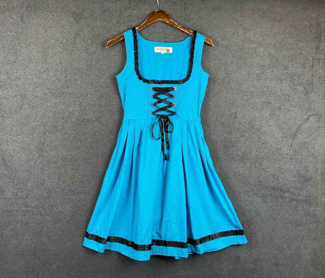 Vintage Dirndl Dress Austrian Trachten Clothing Bavaria Octoberfest ...