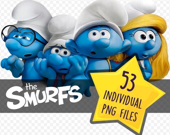 Smurf stickers | Etsy