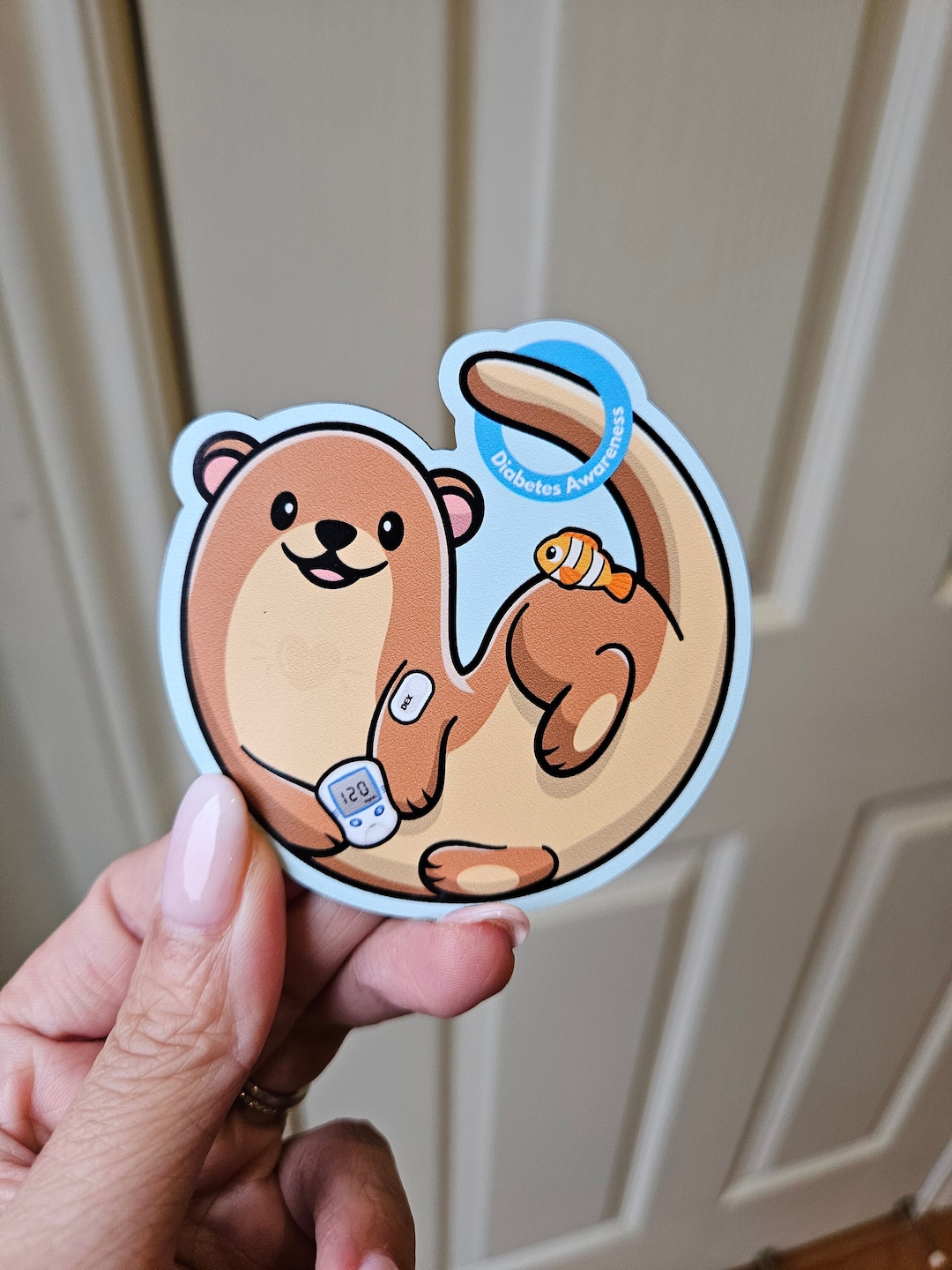 Magnet Diabetic Dexcom Otter (3 Inch, Diabetes, Type 1, Type 2, Insulin ...