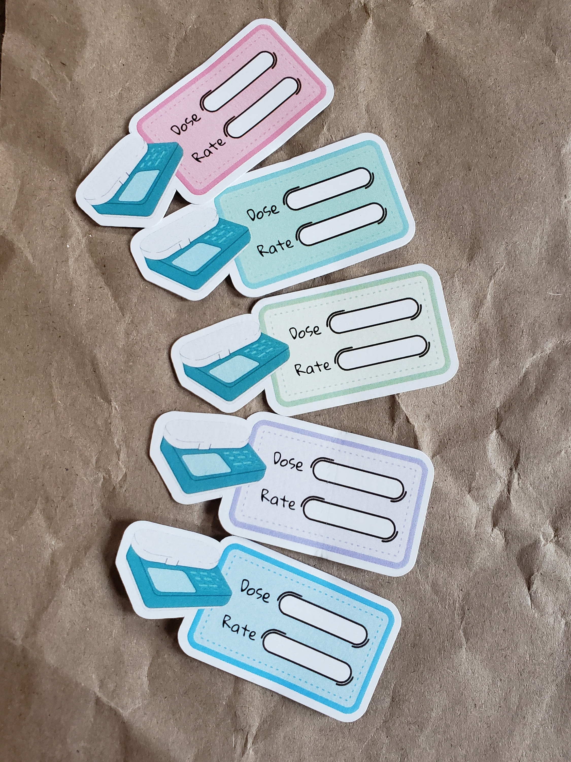 Infinity Feed Dose & Rate Stickers for Feed Pump die Cut | Etsy