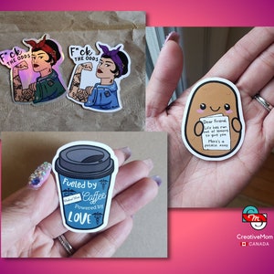 Medical Mom Mix Sticker Gift Pack 10/30 caregiver, Motivational, Funny ...