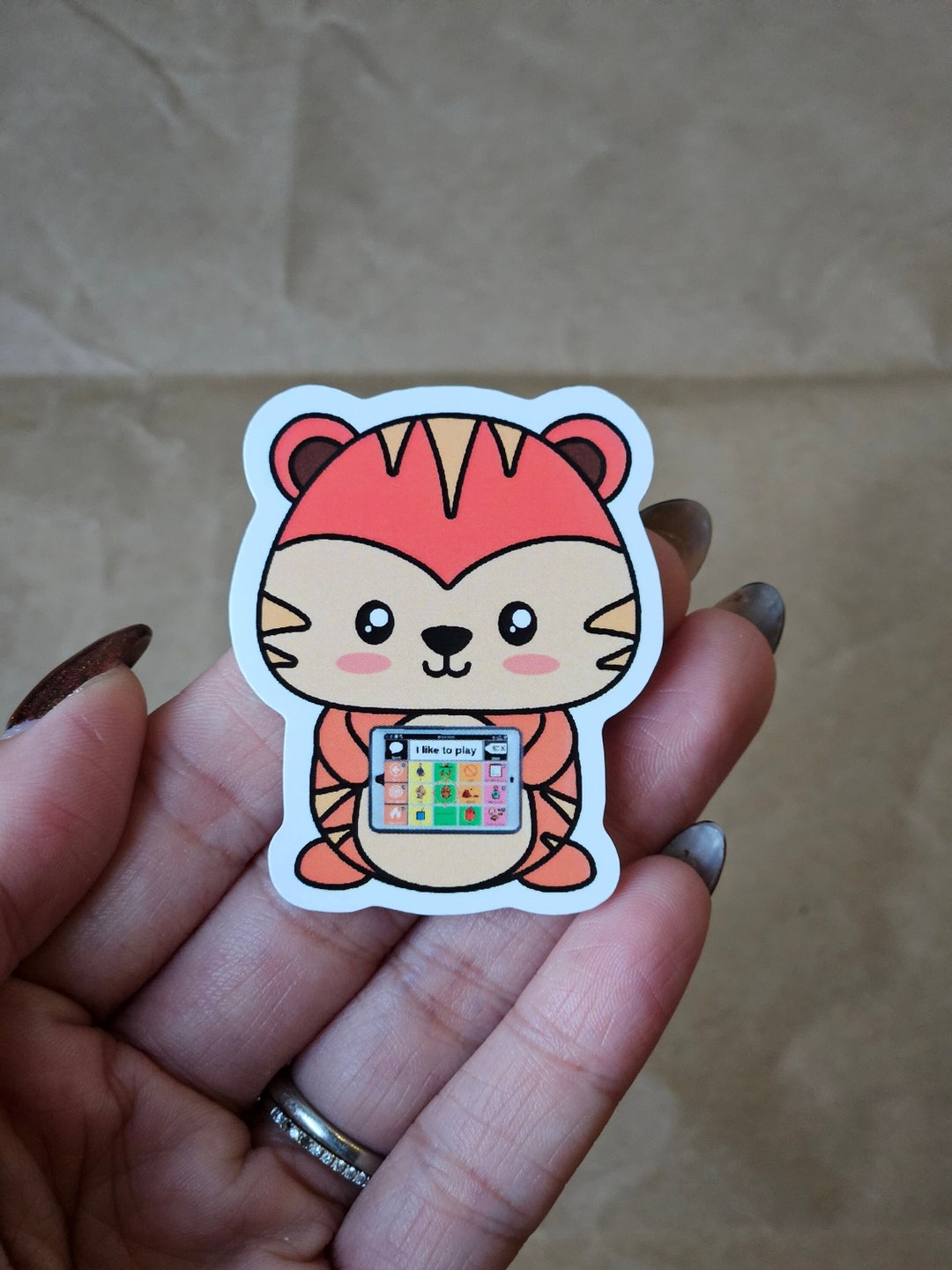 AAC Tiger (ipad, Visual Impairment, Inclusion, Communication, Speech ...