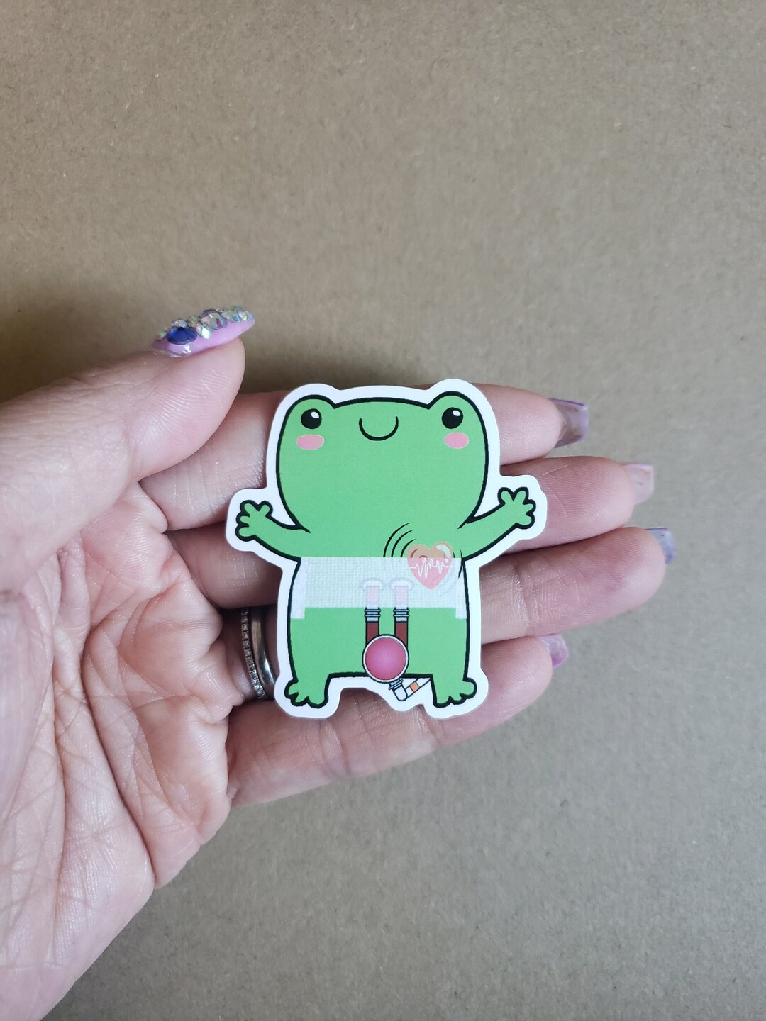 Big Berlin Heart Frog (cardiac, CHD, Inclusion, Heart Scar, Surgery ...