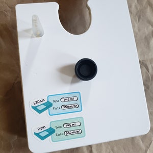 Infinity Feed Dose & Rate Stickers for Feed Pump (die Cut Stickers ...