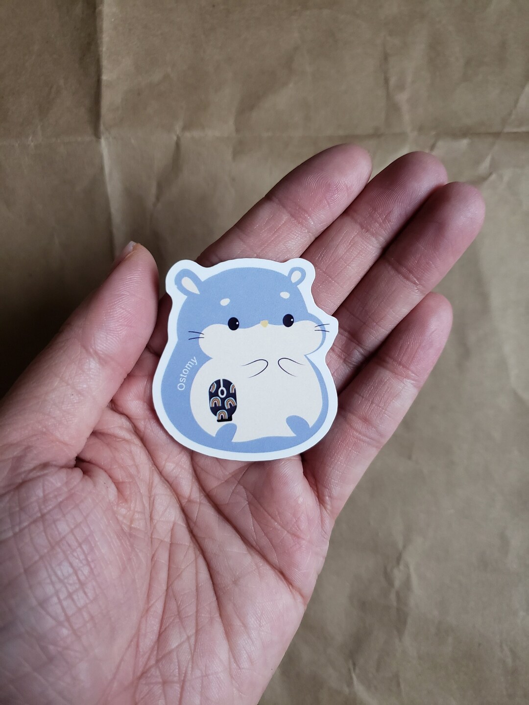 Rainbow Ostomy Bag Hamster (inclusion Pack, Special Needs, Medical Life ...