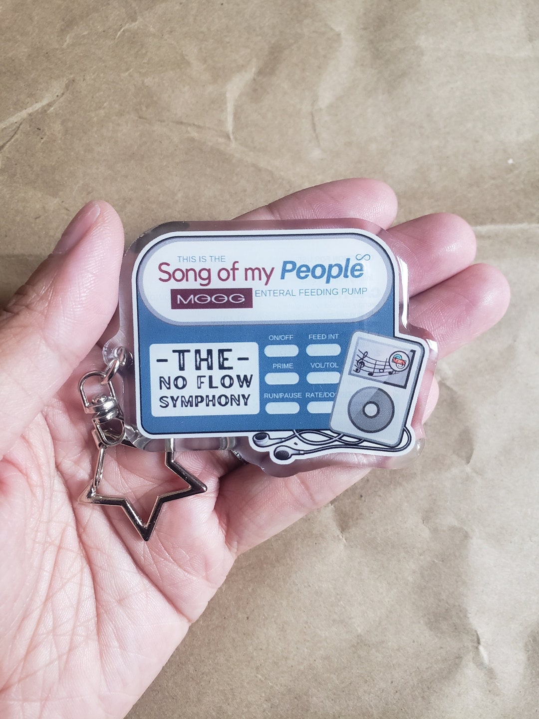 Keychain - No Flow Symphony (infinity Pump) Epoxy Keychains - Etsy