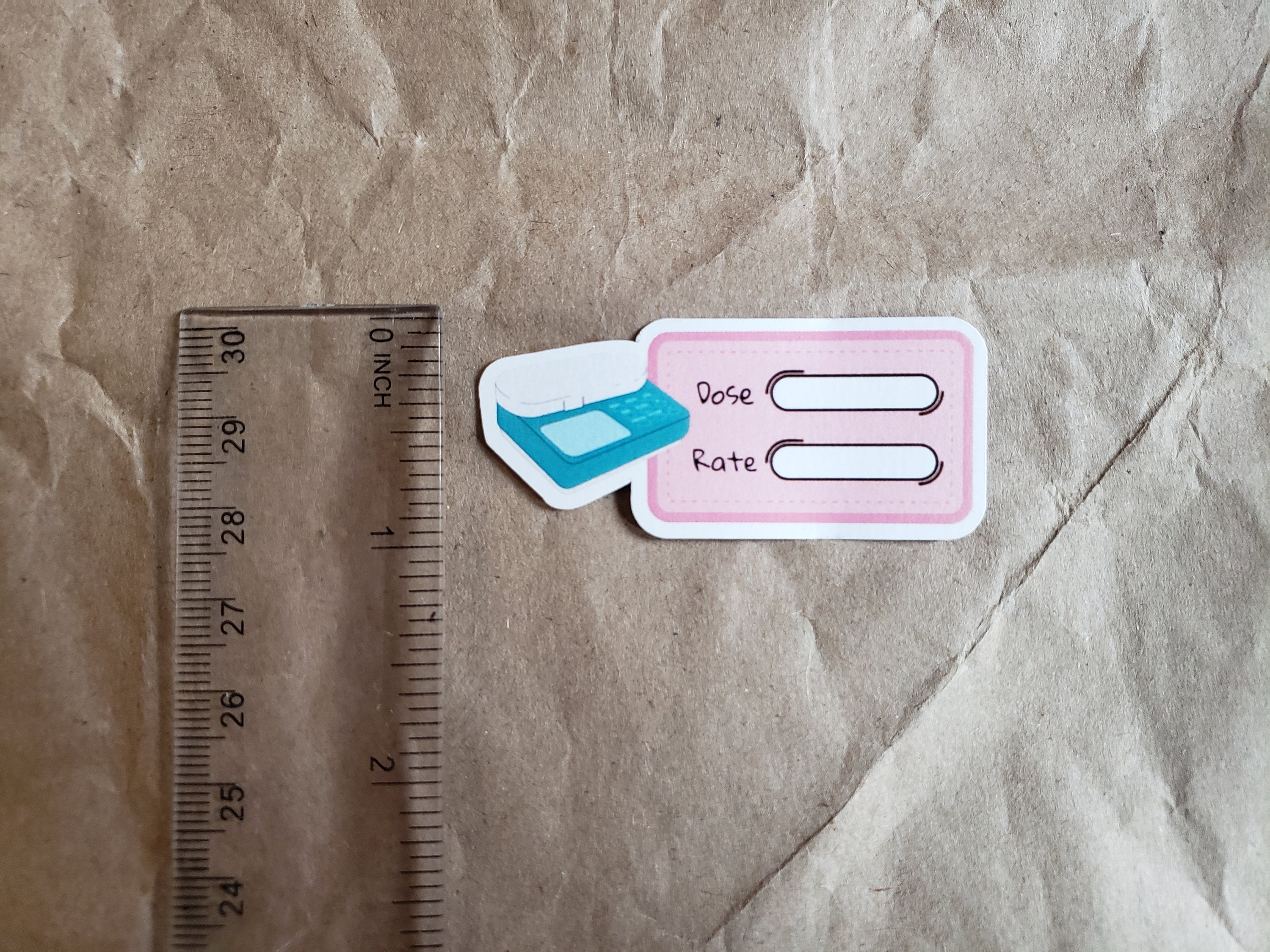 Infinity Feed Dose & Rate Stickers for Feed Pump die Cut | Etsy