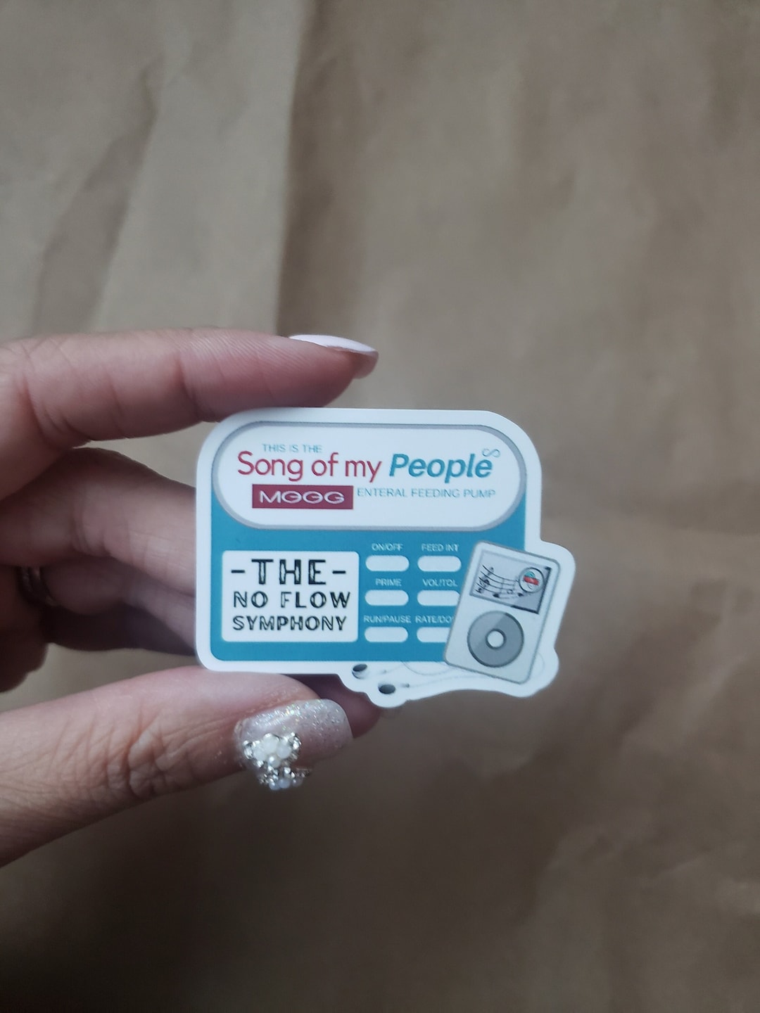 Sticker Infinity Pump - No Flow Symphony (tubie, G-tube, GJ Tube, NJ ...