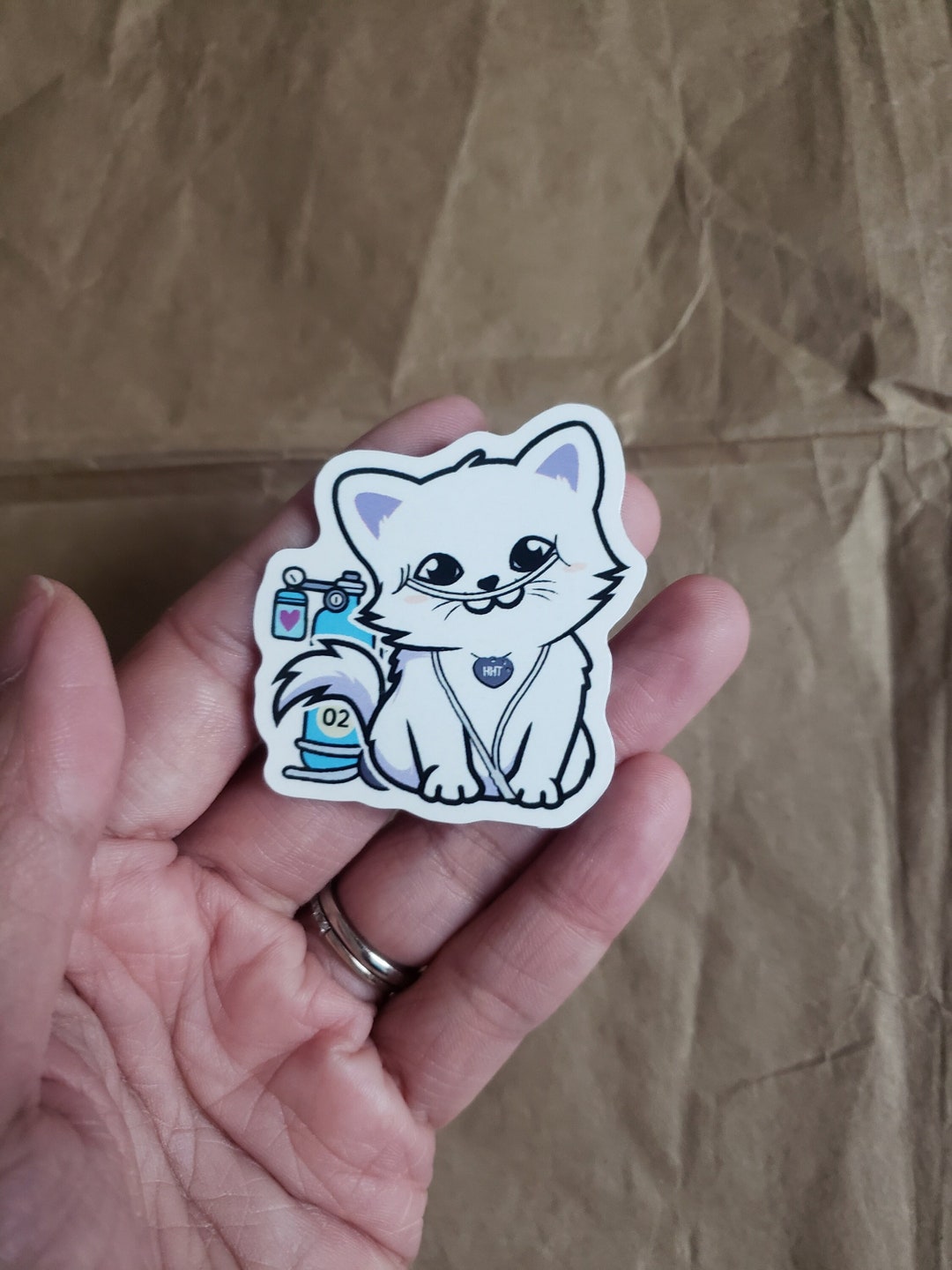 O2 Prong Kitty (inclusion Pack, Oxygen, Canula, Prongs, Tank, Assistive ...