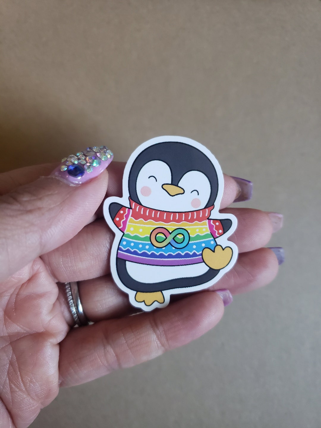 ASD Sweater Penguin (autism Spectrum, Autism, Neurodiversity, Pride ...