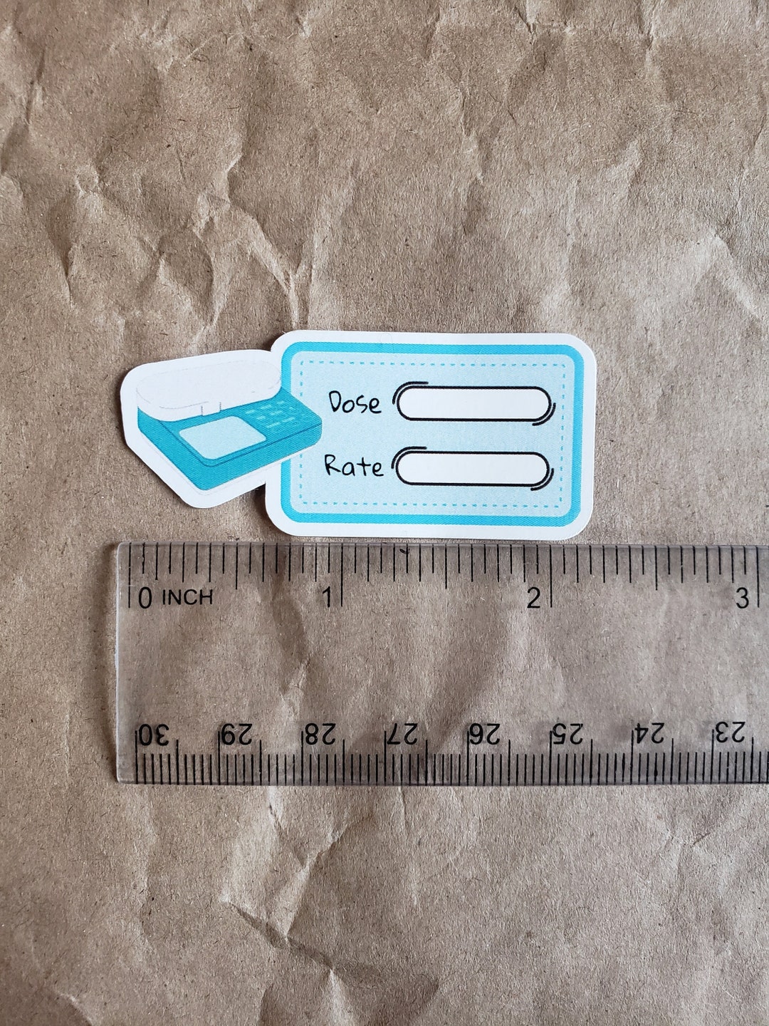 Infinity Feed Dose & Rate Stickers for Feed Pump (die Cut Stickers ...