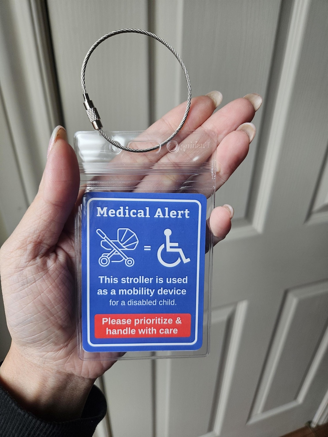 Stroller = Mobility Device Medical Alert Tag (inclusion, Wheelchair ...