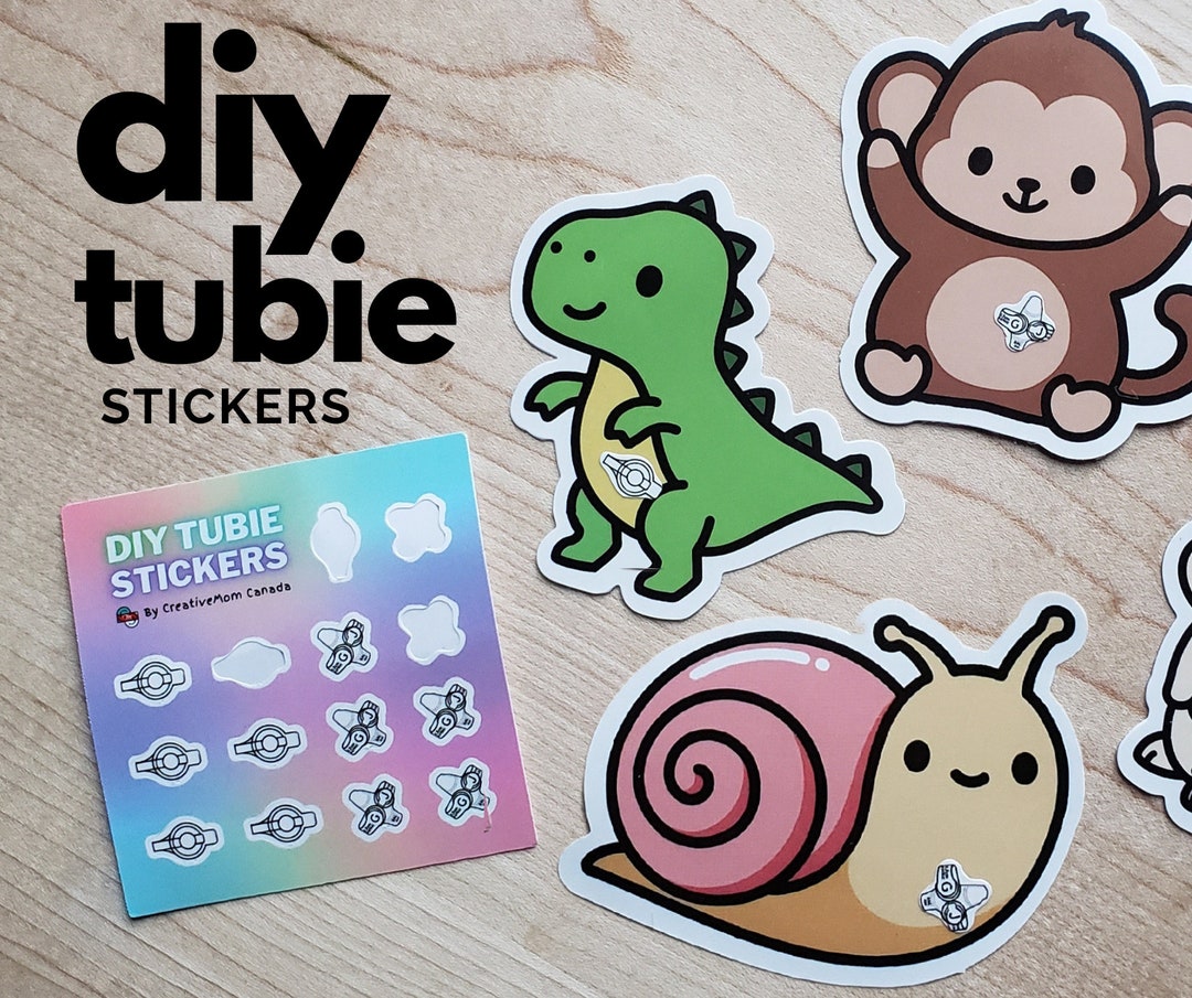 DIY Tubie Squishmellow, Animals or Pokémon Stickers (gtube, GJ, Bolus ...