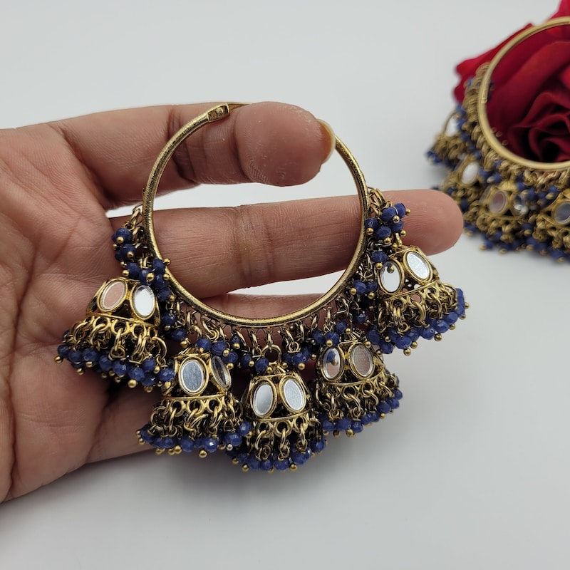 Indian Sheesha Earrings - Etsy