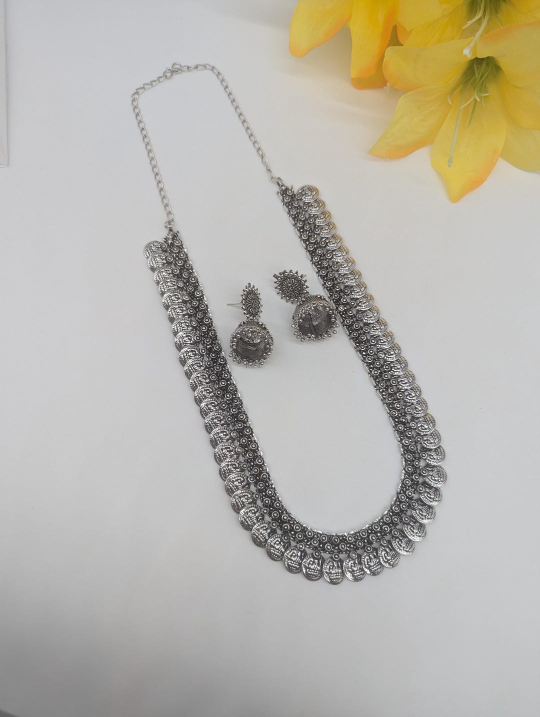 Oxidized Haar Set - Bollywood - Indian Bridal - Wedding Set - Afghani ...