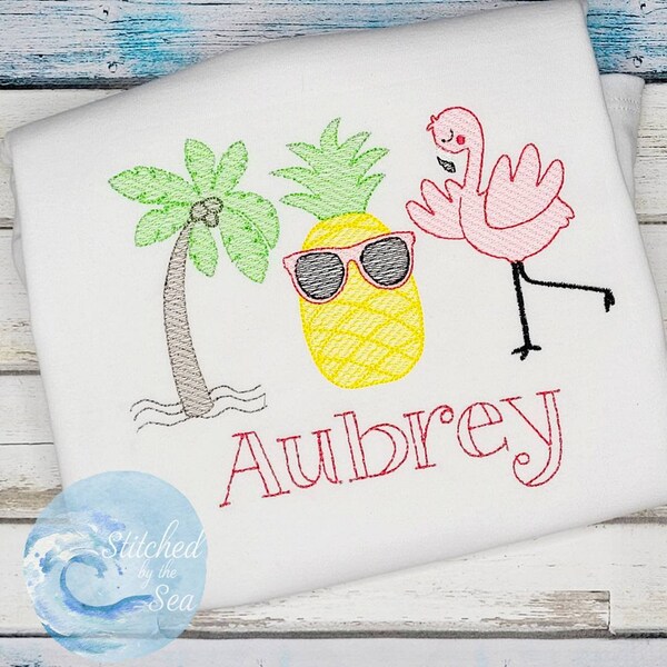 Palm Tree Monogram - Etsy