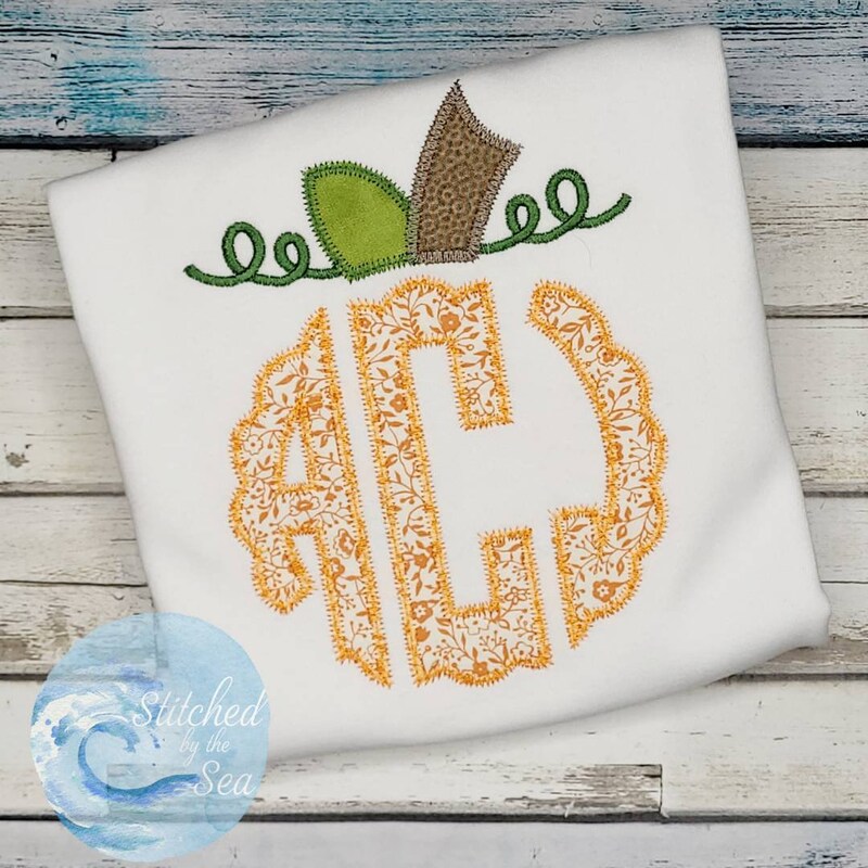 Pumpkin Monogram - Etsy