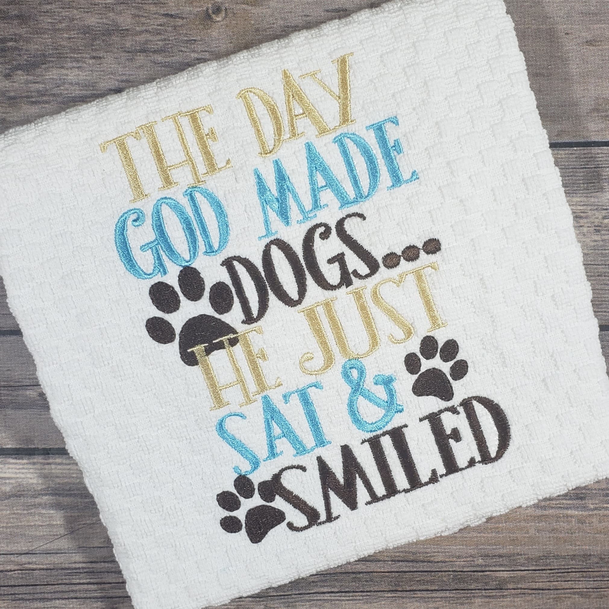 The Day God Made Dogs He Just Sat and Smiled Love is A Fur - Etsy