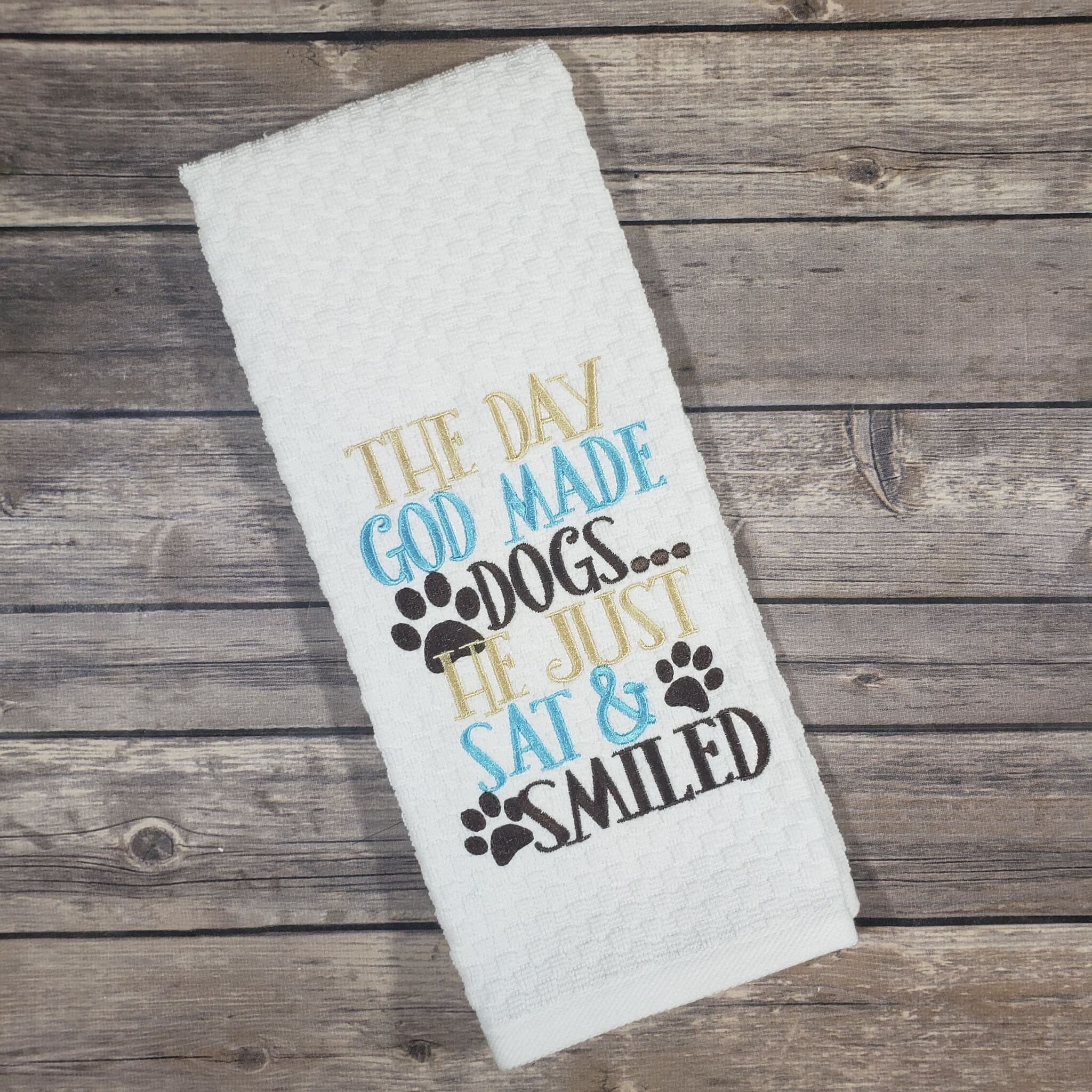 The Day God Made Dogs He Just Sat and Smiled Love is A Fur - Etsy