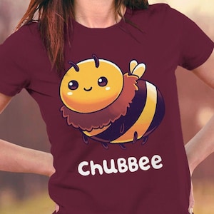 Chubbee T-shirt // Chubby Honey Bee, Bumblebee Tee, Bugs, Insects ...