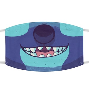 stitched eyes and mouth mask