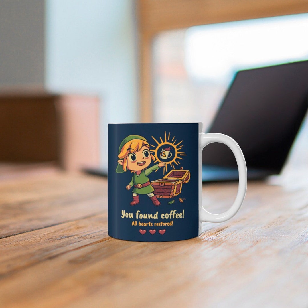 You Found Coffee All Hearts Restored Coffee Mug // Cute & Funny Gaming ...