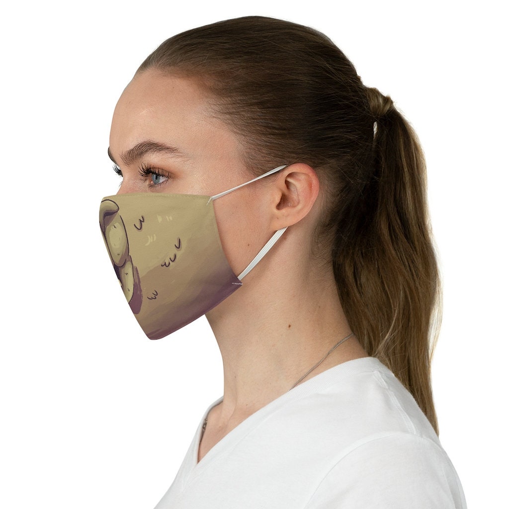 Llama Mouth Fabric Face Mask // Funny Chewing Mouth Mask // Alpaca ...