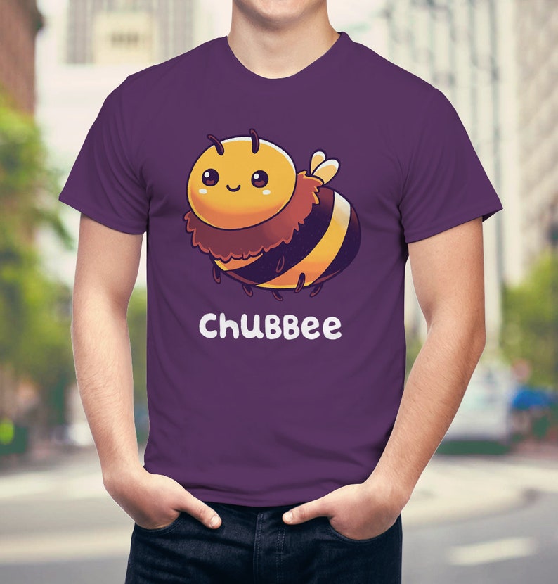 Chubbee T-shirt // Chubby Honey Bee Bumblebee Tee Bugs | Etsy
