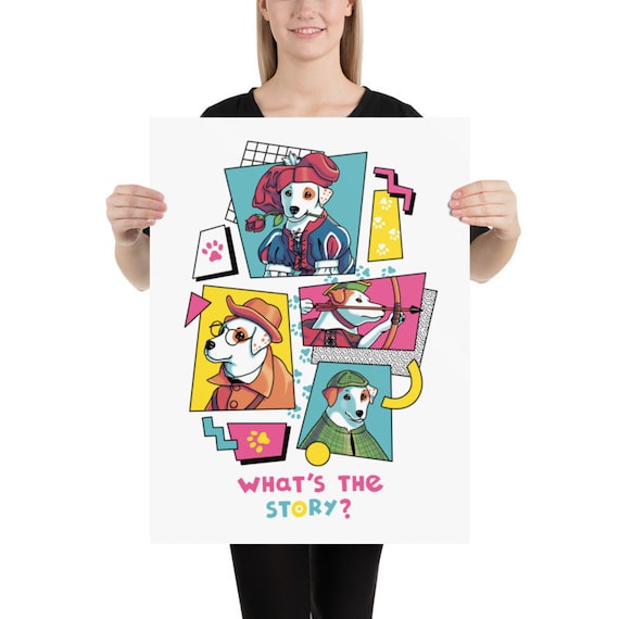 What's the Story Wishbone Poster // Kids Tv Show 90s | Etsy