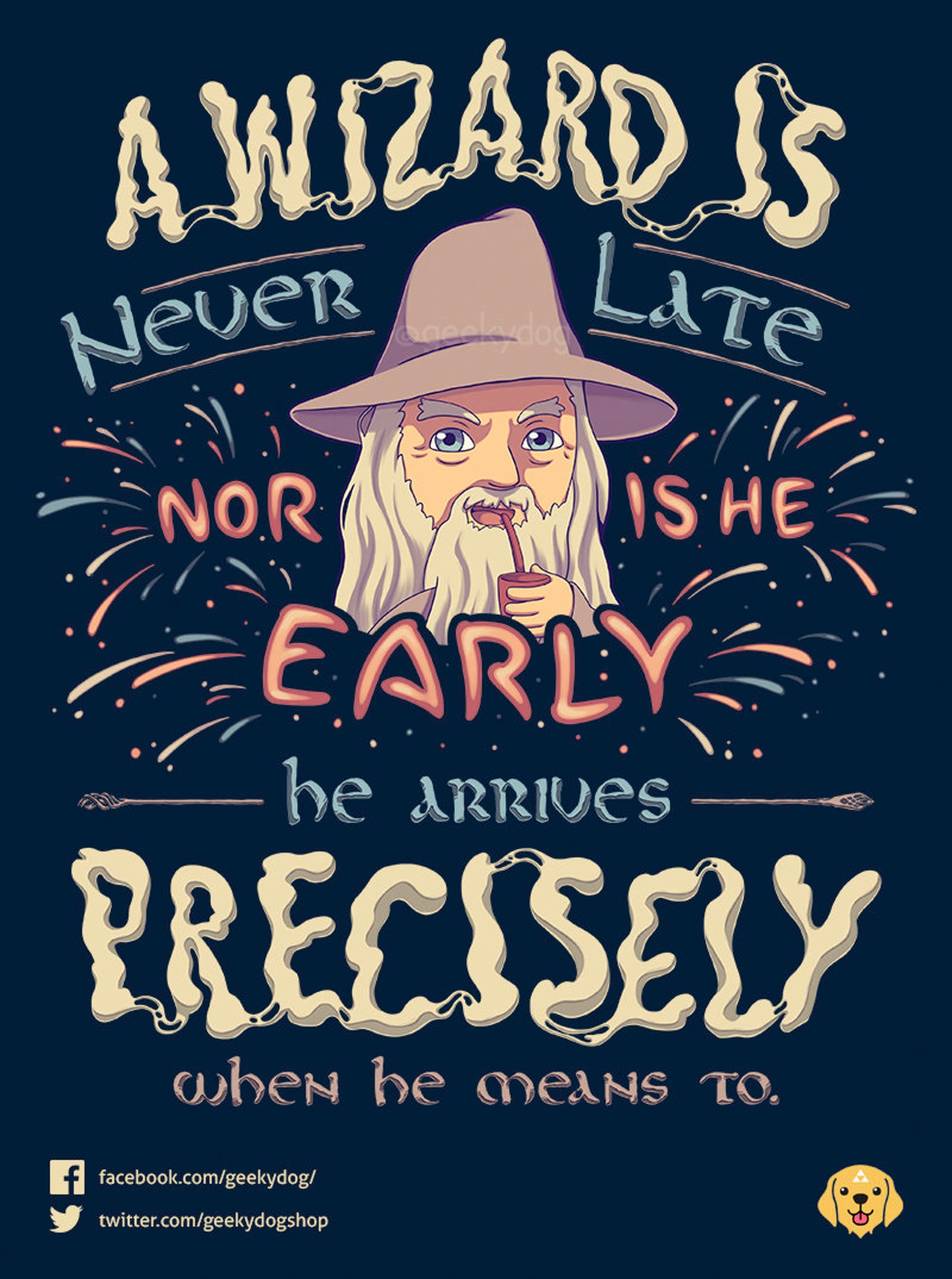 A Wizard is Never Late Shirt // the Late Pilgrim T-shirt // Fantasy ...