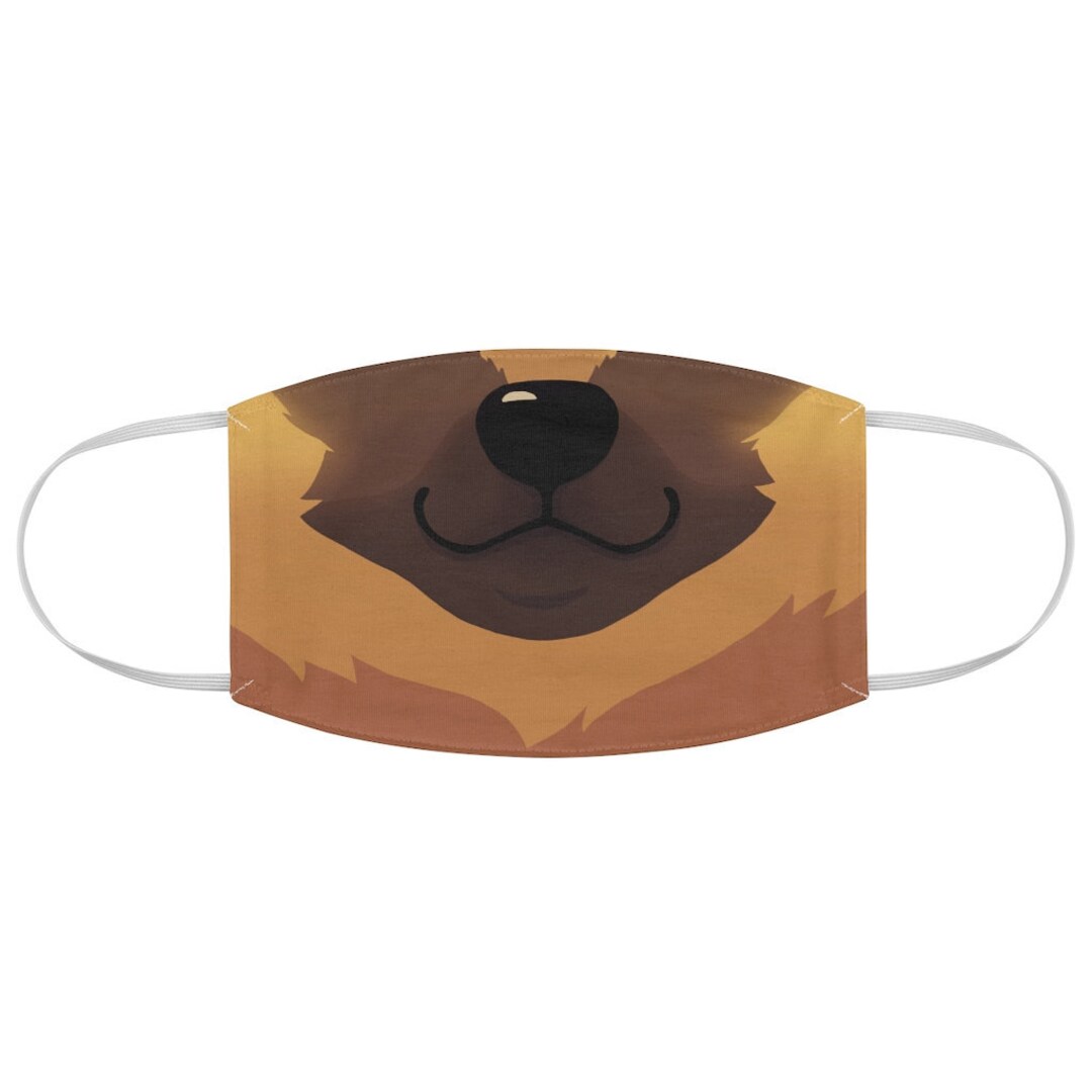 German Shepherd Fabric Face Mask // Cute and Funny Mouth Mask - Etsy