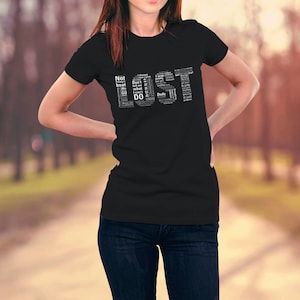 LOST Quotes T-shirt // Classic Drama Tv Show Shirt // Sci-fi // Geek ...