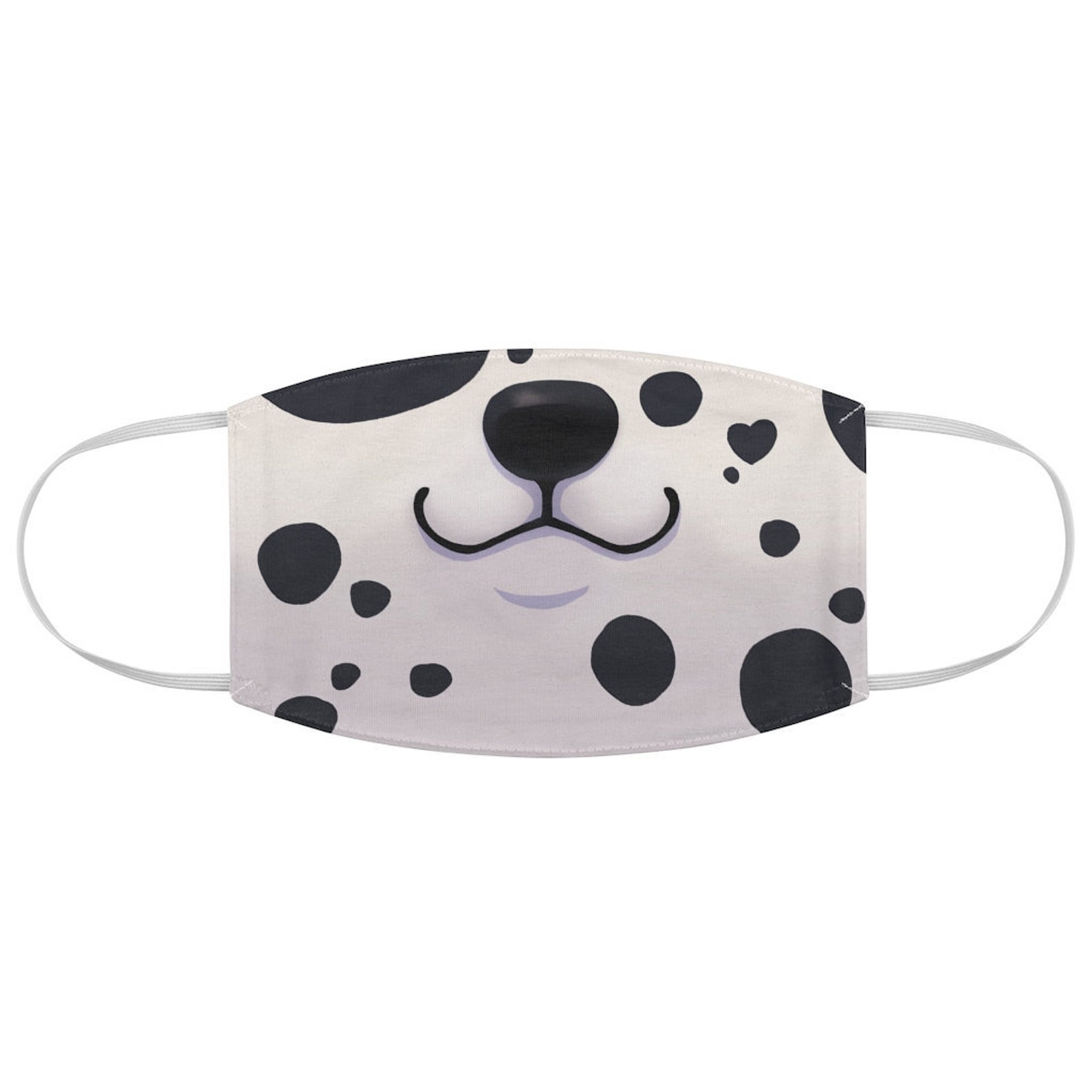 Dalmatian Pup Fabric Face Mask // Funny Mouth Mask // Puppy Dogs Lover ...
