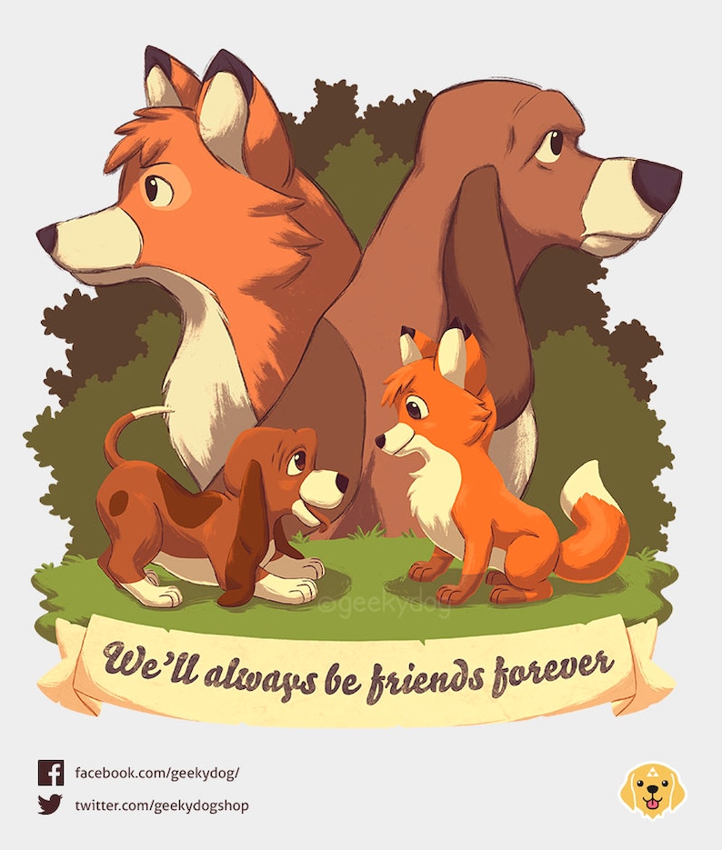 We'll Always Be Friends Forever Kids T-shirt // the Fox - Etsy