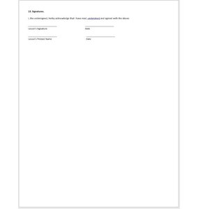 Studio Rental Agreement, Studio Space Rental Agreement Template, Studio ...