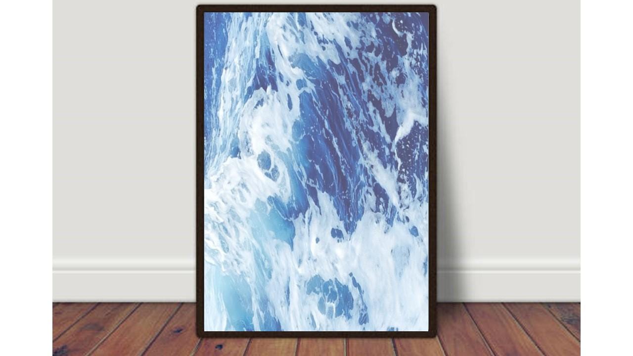 Ocean Water Print, Ocean Water Photo, Summer Ring Decor Digital Print ...