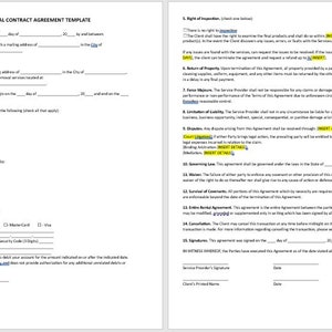 Junk Removal Contract - Etsy