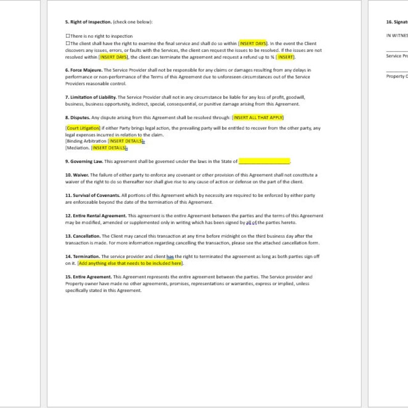 Home Building Contract - Etsy