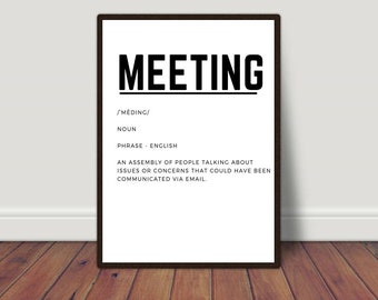 Funny Home Office Sign Inbox Definition Print Office Wall - Etsy UK