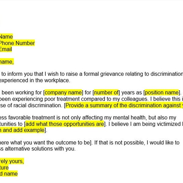 Grievance Letter - Etsy