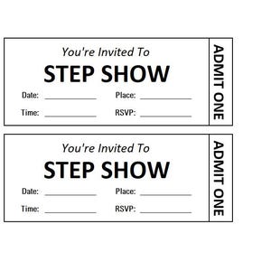 Talent Show Ticket Template Printable Talent Show | Cardinal Newman