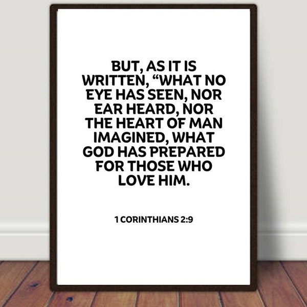 1 Corinthians 2 9 - Etsy
