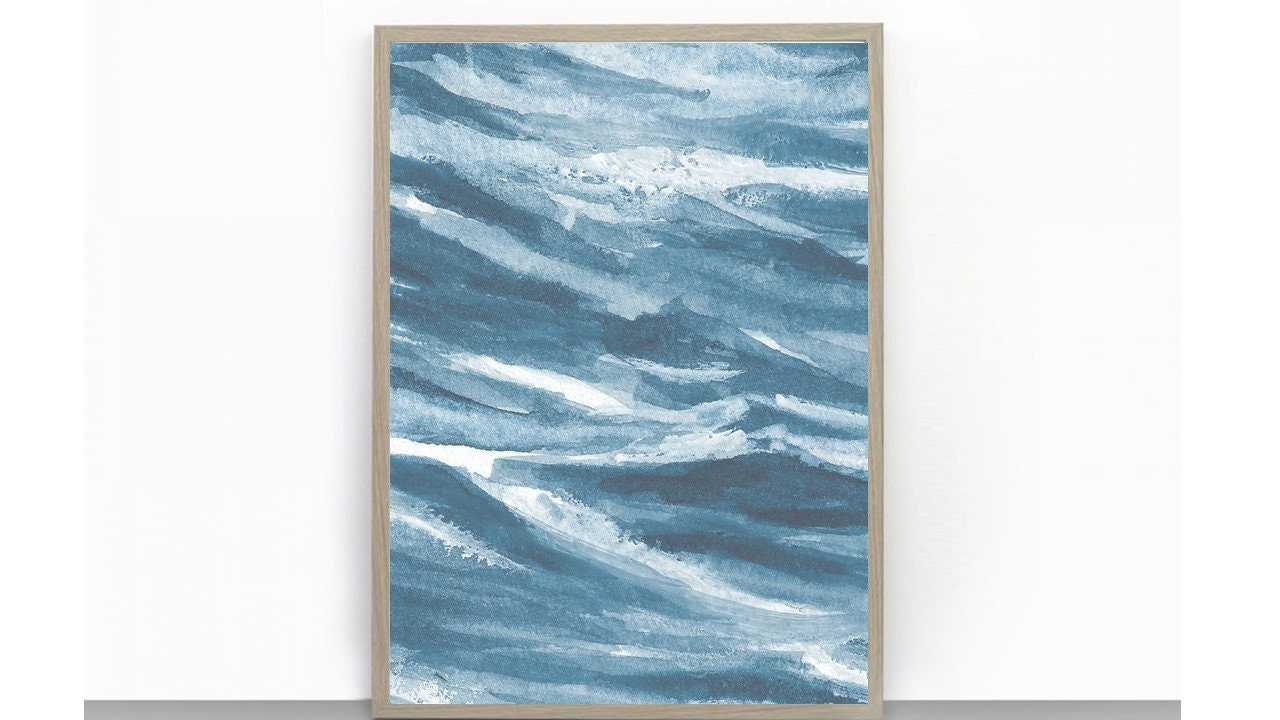 Ocean Water Print, Ocean Water Photo, Summer Ring Decor Digital Print ...