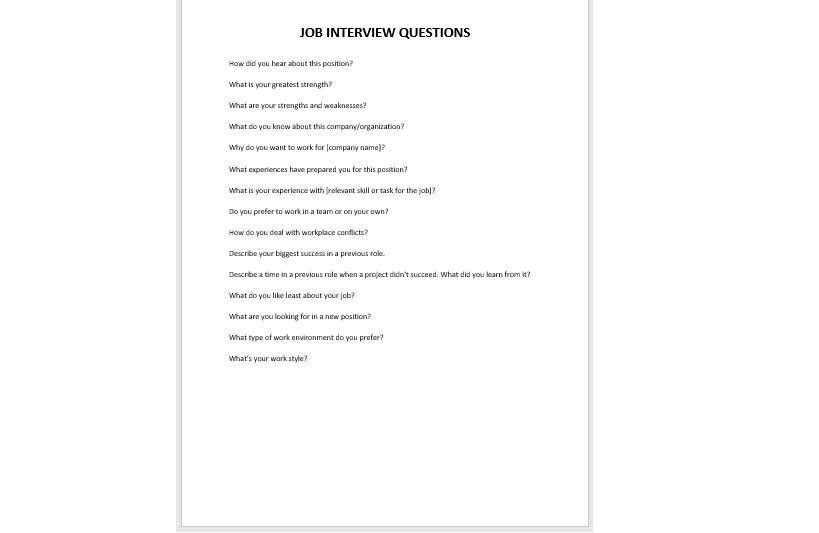 Set of 7 Applicant Interview Template Bundle Applicant - Etsy