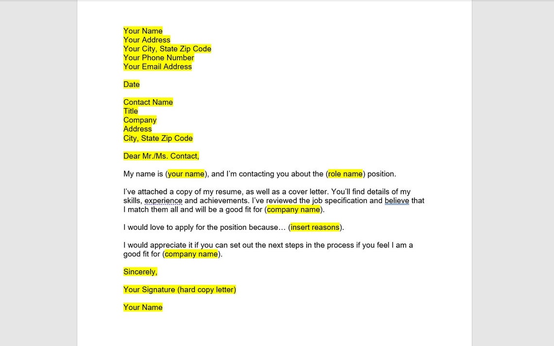 Job Inquiry Letter Template, Job Inquiry Letter, Job Inquiry Template ...