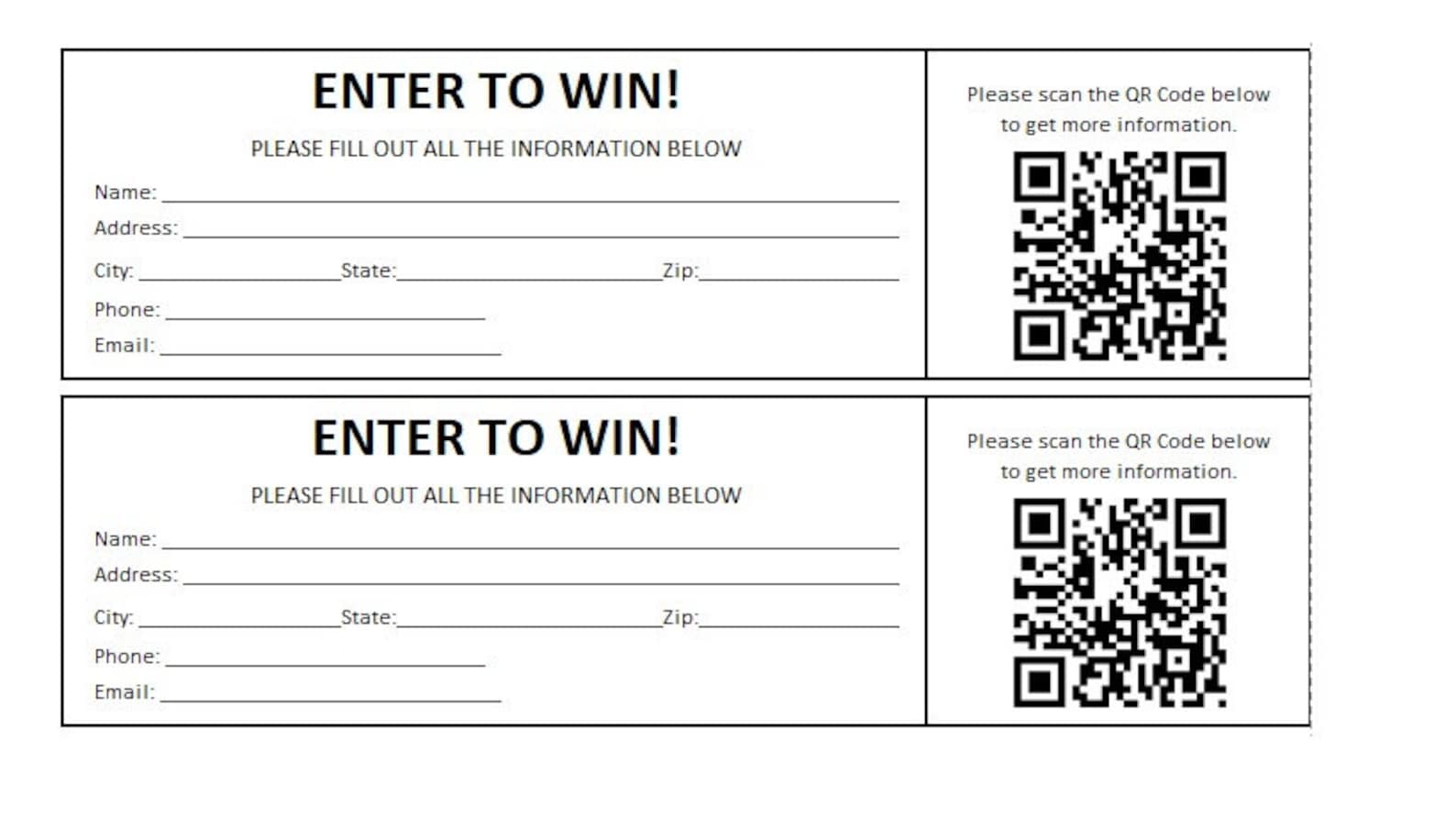 Editable Entry Form Ticket, Entry Form Printable Ticket, Printable ...