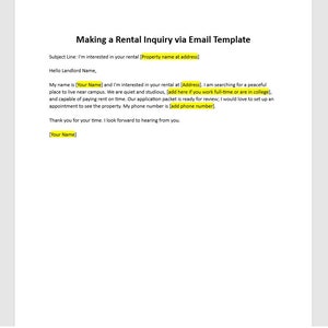 Event Rental Email Template - Etsy