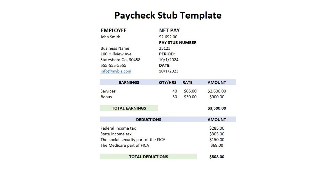 Plantilla de talón de cheque de pago editable plantilla de - Etsy México